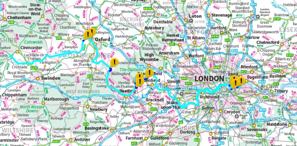 Walking The Thames Path - Planning Your Route - Milton Hill House